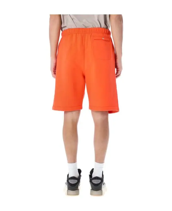 Heron Preston Logo Patch Bermuda Shorts - Orange