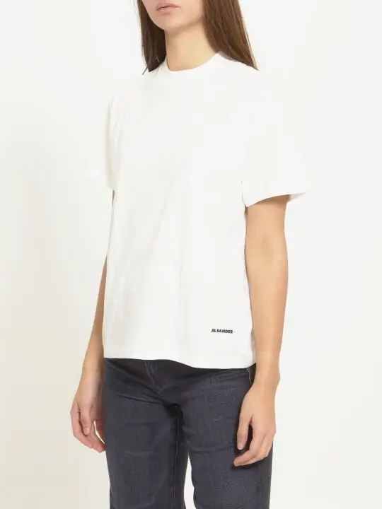 JIL SANDER Round Neck Short Sleeve T-shirt