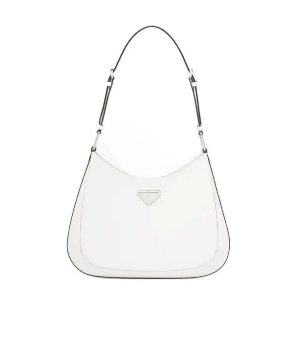 Prada Logo Shoulder Bag - White