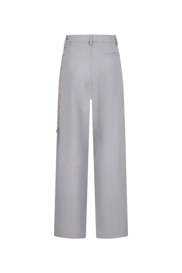 DARKPARK Chain Detailed Straight Leg Trousers - No