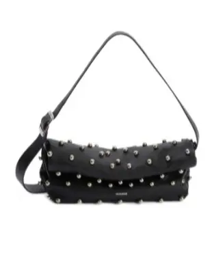 JIL SANDER Studded Roll Bag