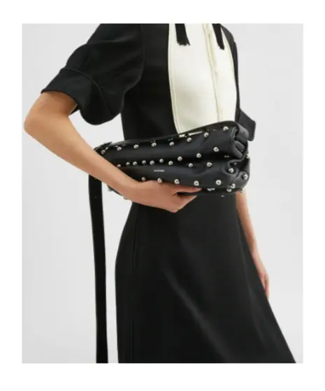 JIL SANDER Studded Roll Bag