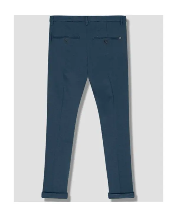 DONDUP Mid-waist Tapered Casual Pants - Blue