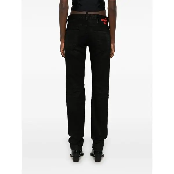 Dsquared2 Chain Detail Slim Fit Jeans