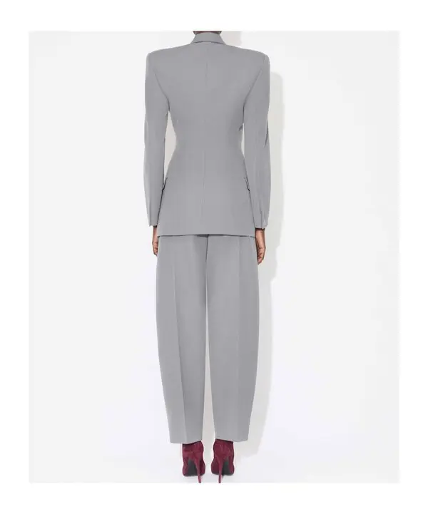 Alaïa Double-breasted Gabardine Blazer