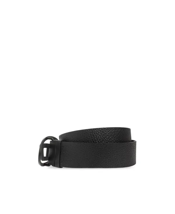 DIESEL® Oval Buckle Belt - Black