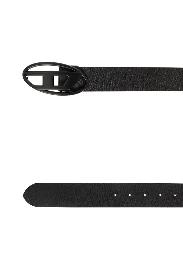 DIESEL® Oval Buckle Belt - Black