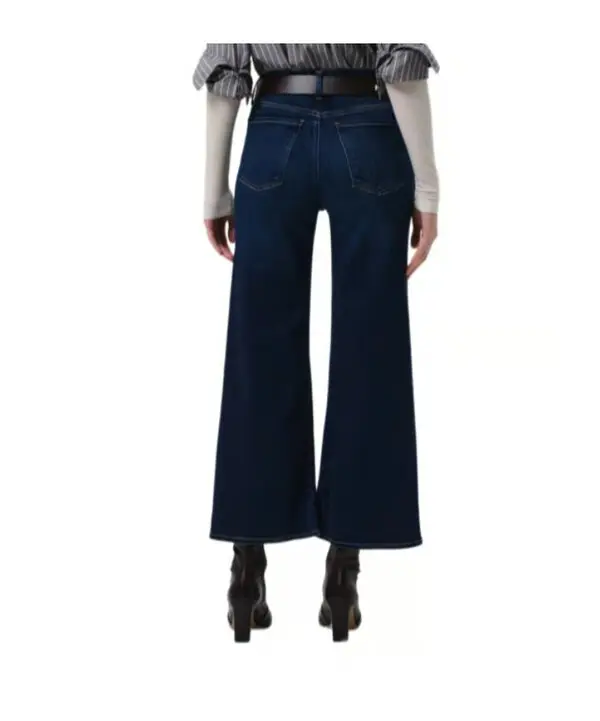 Citizens Of Humanity Belt Loop Wide-leg Jeans - Dark Denim
