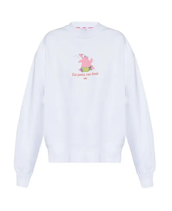 Gcds Graphic Print Cotton Sweatshirt - No