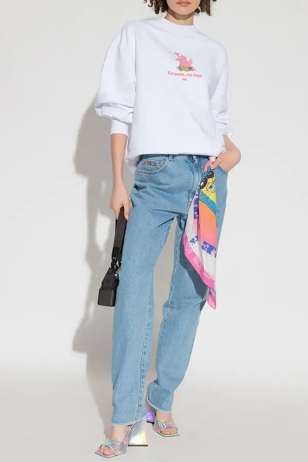 Gcds Graphic Print Cotton Sweatshirt