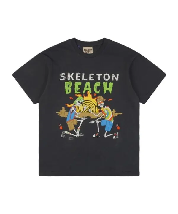 GALLERY DEPT. Skeleton Beach T-shirt - Black