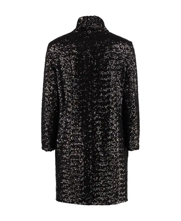 Fabiana Filippi Sequin Embellished High-neck Mini Dress