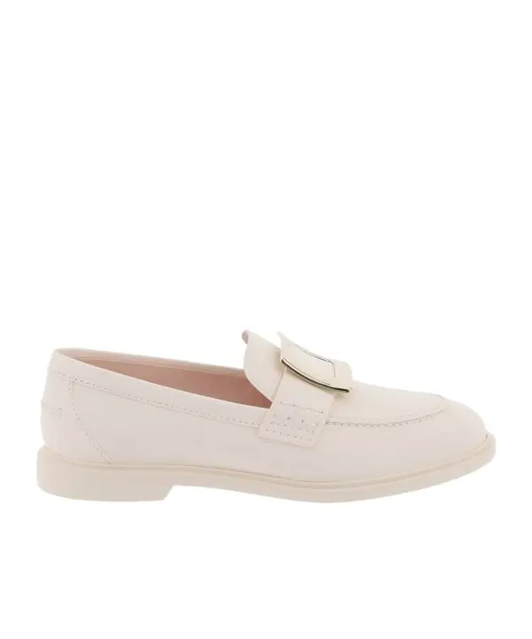 ROGER VIVIER Round Toe Buckled Loafers