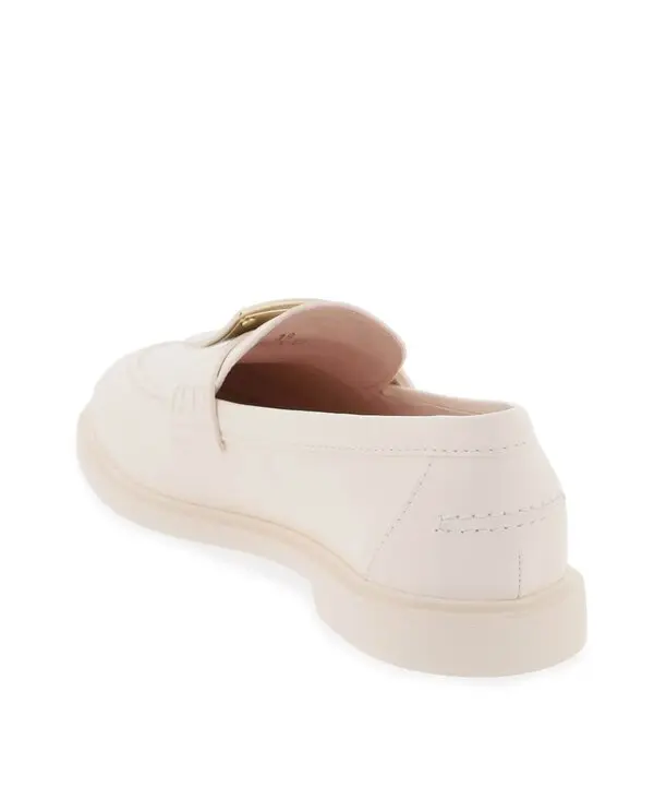 ROGER VIVIER Round Toe Buckled Loafers