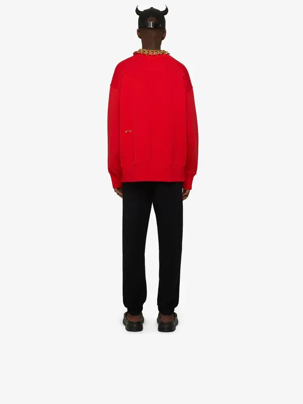 Givenchy Eyelet Detail Oversized Sweatshirt