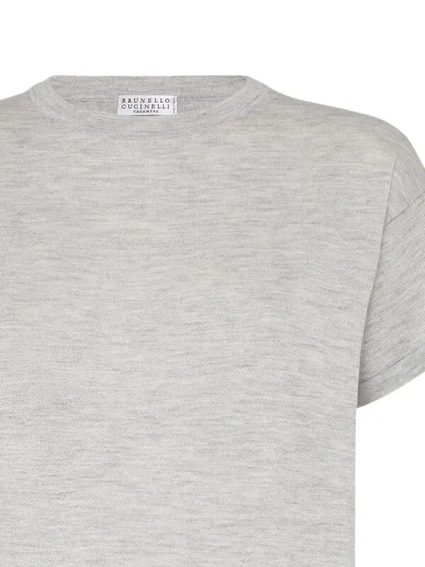 Brunello Cucinelli Short-sleeved Crewneck T-shirt - Grey