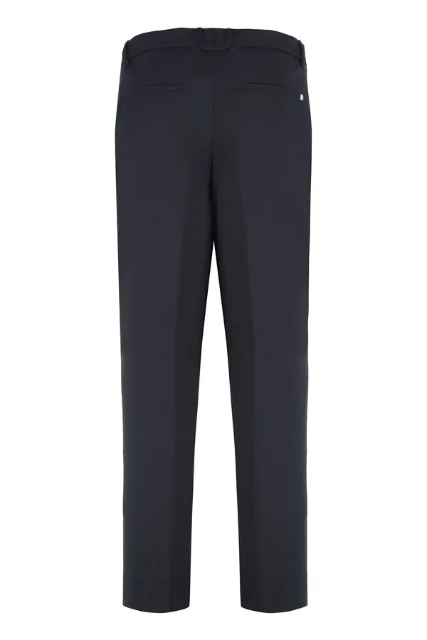 Hugo Boss Wool Trousers With Side Pockets