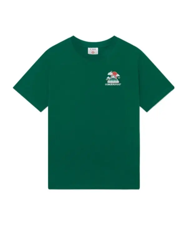 Casablanca Logo Printed Crewneck T-shirt