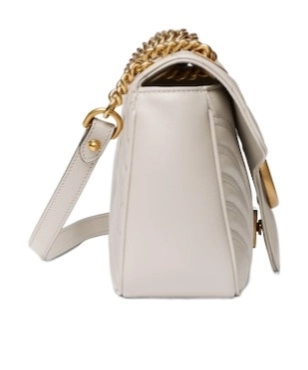 Gucci Gg Marmont Small Shoulder Bag - Light Gray
