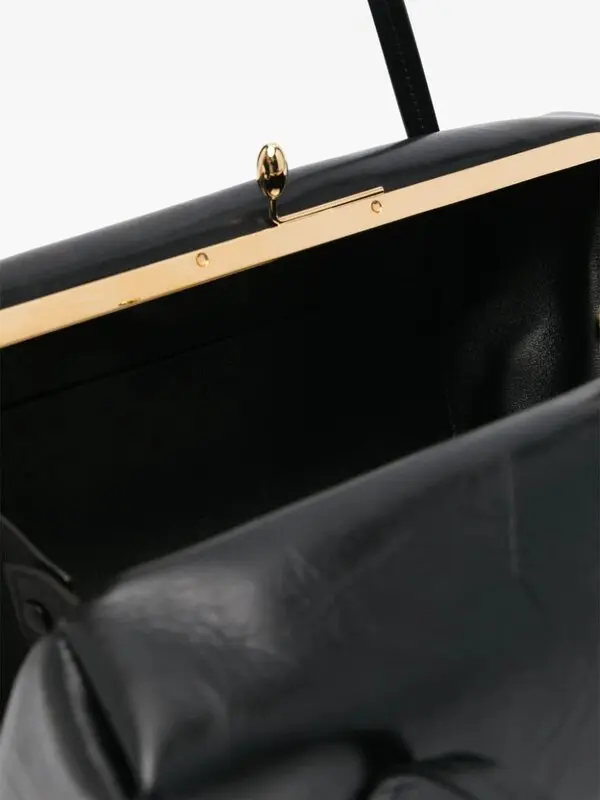JIL SANDER Logo Printed Tote Bag - Black