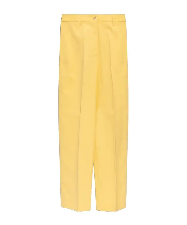 Fabiana Filippi High-waist Wide-leg Pants - Yellow