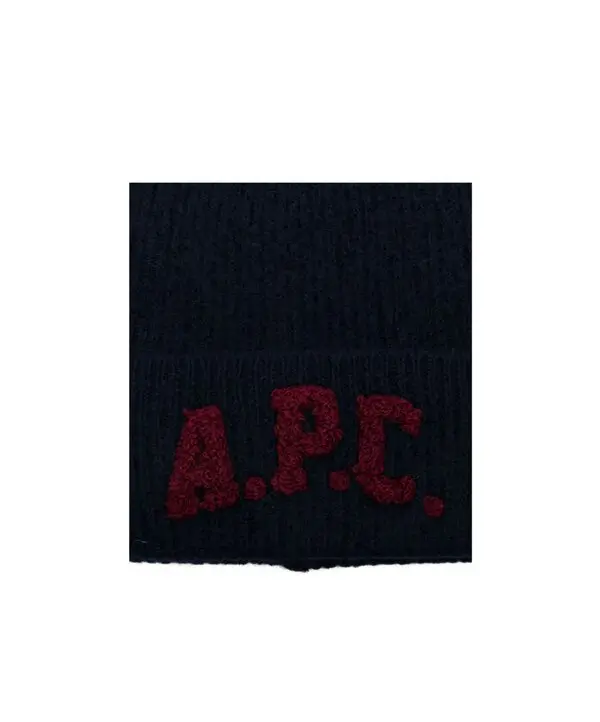 A.p.c. Embroidered Logo Beanie