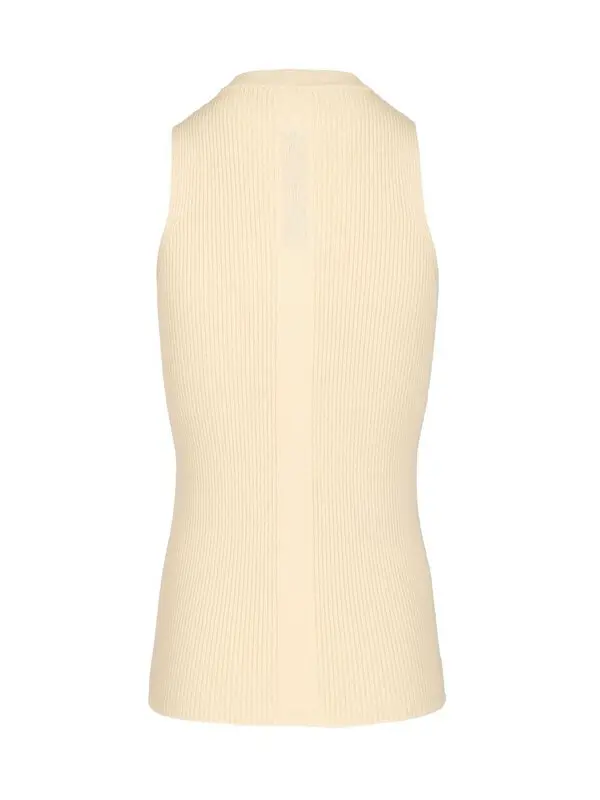 Rick Owens Sleeveless Ribbed Knit Top