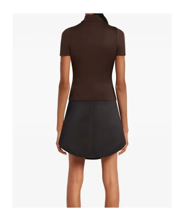 COURREGES Interlock Zipped Top - Green