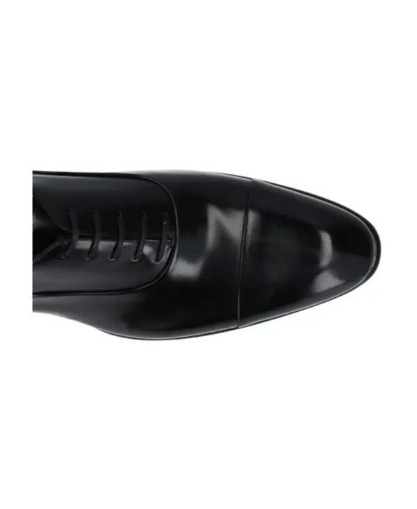 Santoni Round Toe Cap Toe Oxfords