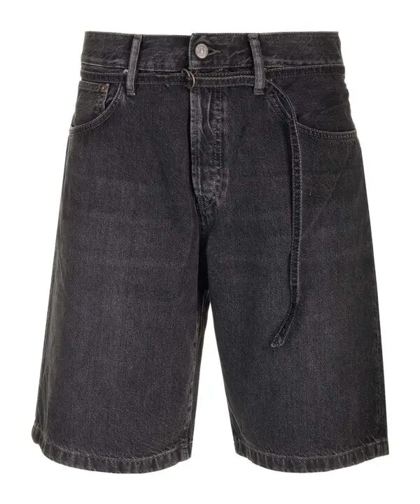 Acne Studios Wide-leg Denim Shorts