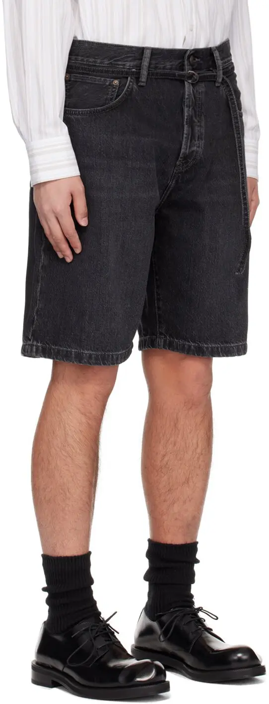 Acne Studios Wide-leg Denim Shorts