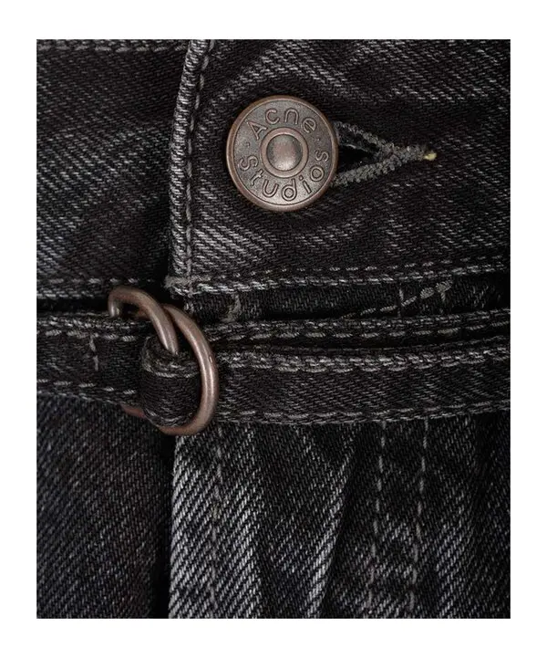 Acne Studios Wide-leg Denim Shorts