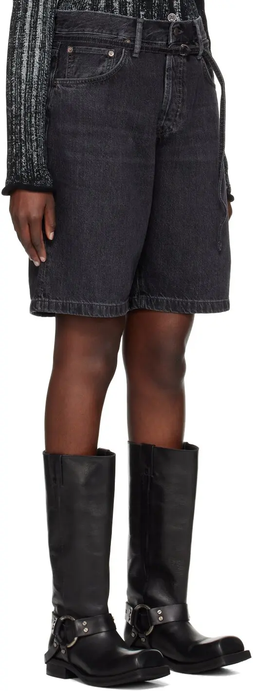 Acne Studios Wide-leg Denim Shorts