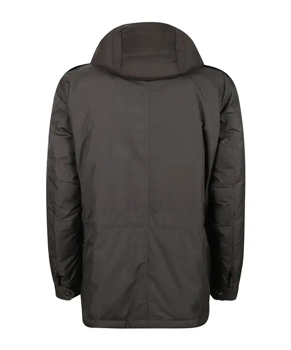 MOORER Hooded Jacket - Black