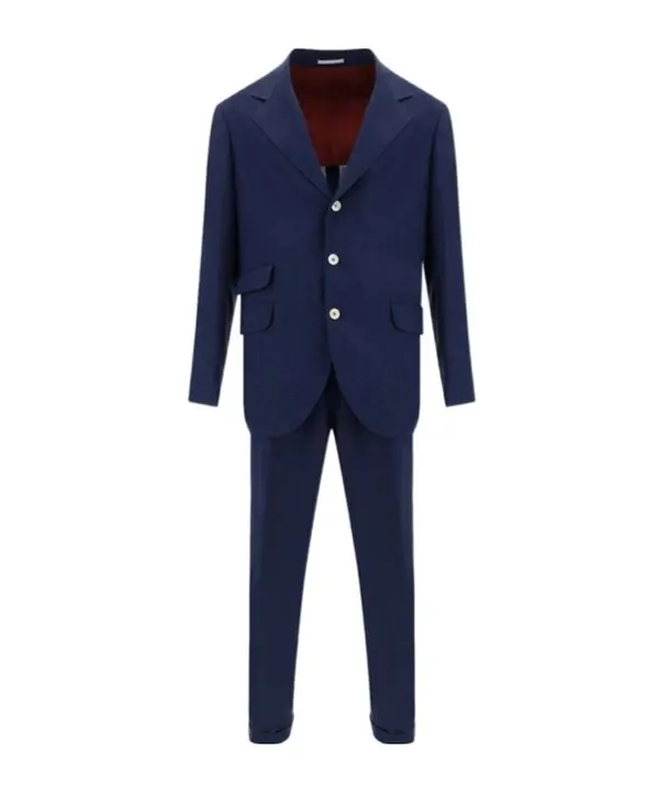 Brunello Cucinelli Single-breasted Suit - Blue