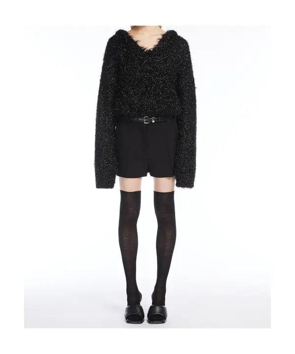Sportmax V-neck Long-sleeve Hoodie