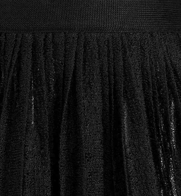 Dior Asymmetric Wrap Skirt With Horn Cut Details