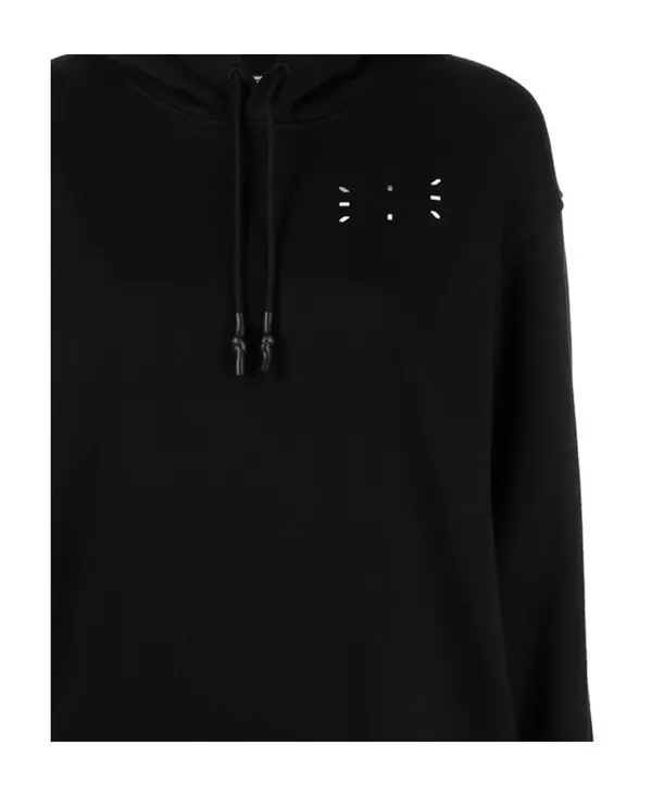 Alexander McQueen Logo Print Hooded Dress