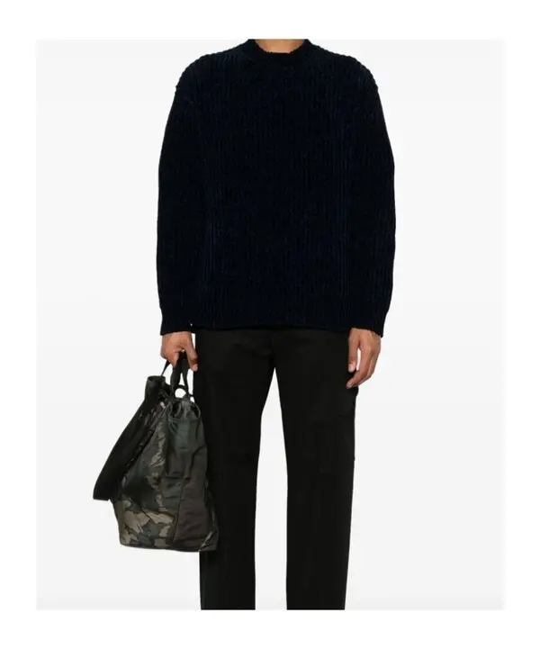 Junya Watanabe Crewneck Knitted Jumper - Black