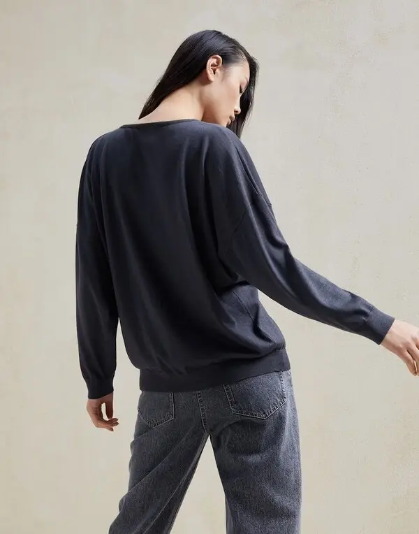 Brunello Cucinelli Cold Shoulder Jumper