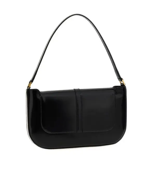 By Far Miranda Buckle Underarm Bag - Black