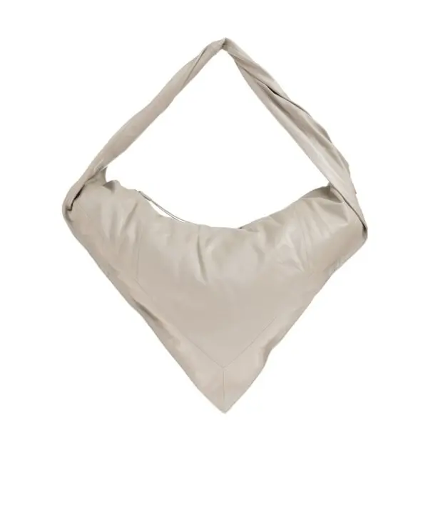 LEMAIRE Twisted-strap Triangular Shoulder Bag - Nude