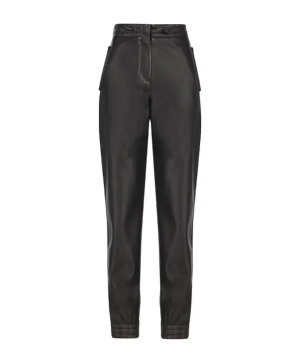 DIESEL® Tapered-leg Drawstring Waist Trousers - Black