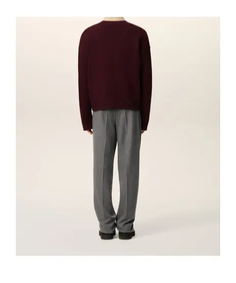 AMI Paris V-neck Knitted Jumper