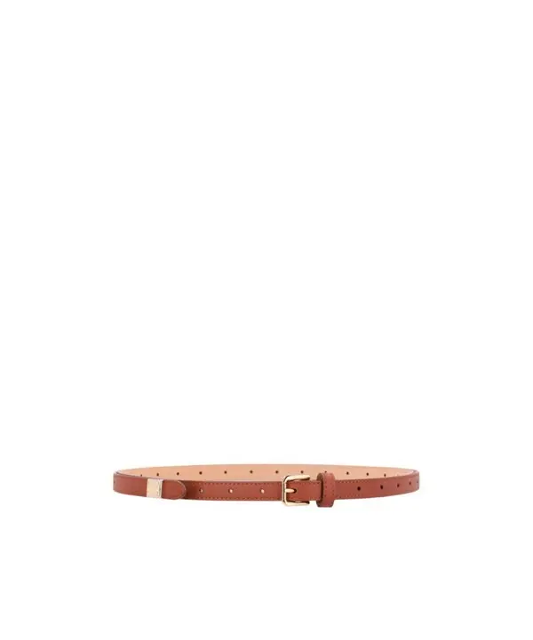 Dolce & Gabbana Skinny Buckle Belt - Brown