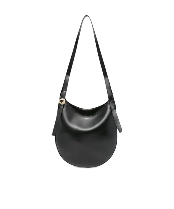 Coperni Logo Printed Shoulder Bag - Black