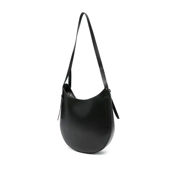 Coperni Logo Printed Shoulder Bag - Black