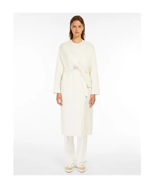 Max Mara Belted Long Sleeve Coat