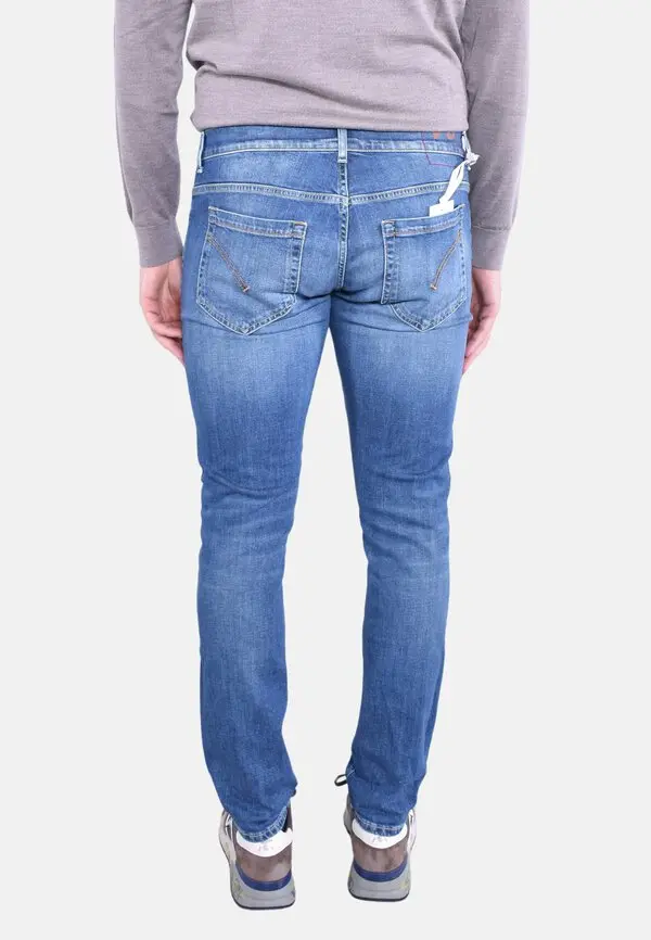 DONDUP Slim Fit Five-pocket Jeans - Blue