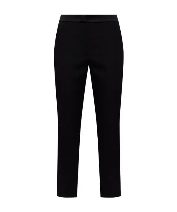 Balmain Straight-leg Wool Cropped Trousers